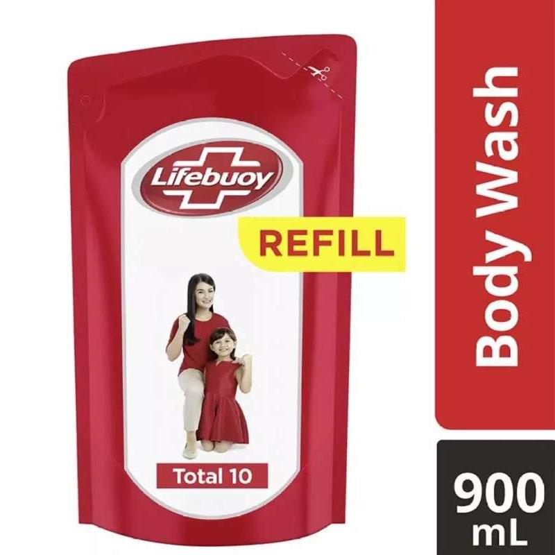 Jual LIFEBUOY Total 10 Body Wash [900 mL/ Kemasan Refill] di Seller ...