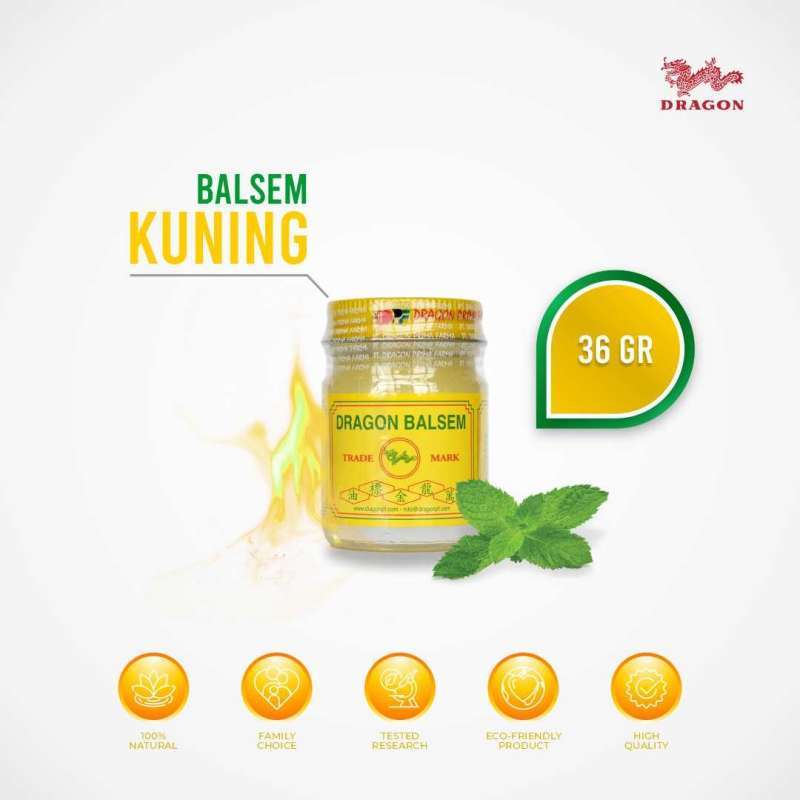Jual Dragon Balsem Kuning [36 g] di Seller Dragon Official Store ...