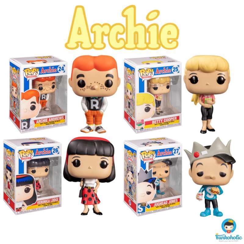 Promo Funko Pop Set Promotion Comics Archie Action Figure [4 Items ...