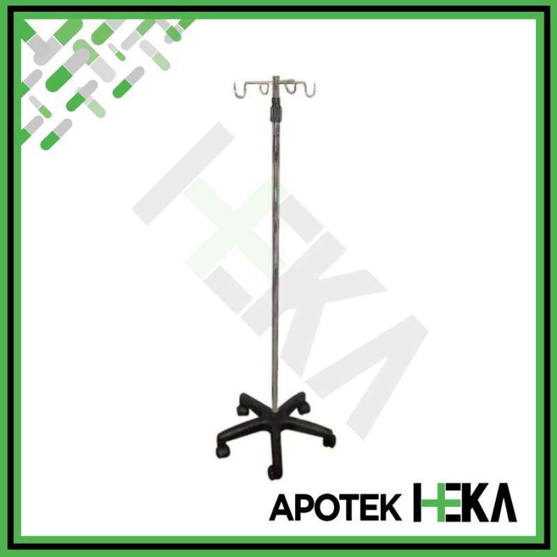 Jual Tiang Infus Stainless Steel Gea Fs 514 - Tiang Infus Kaki Lima Di ...