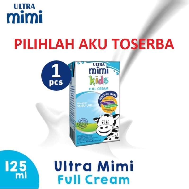 Promo Susu Ultra Mimi Kids (FULL CREAM) - 125 ml (HARGA SATUAN) Diskon ...
