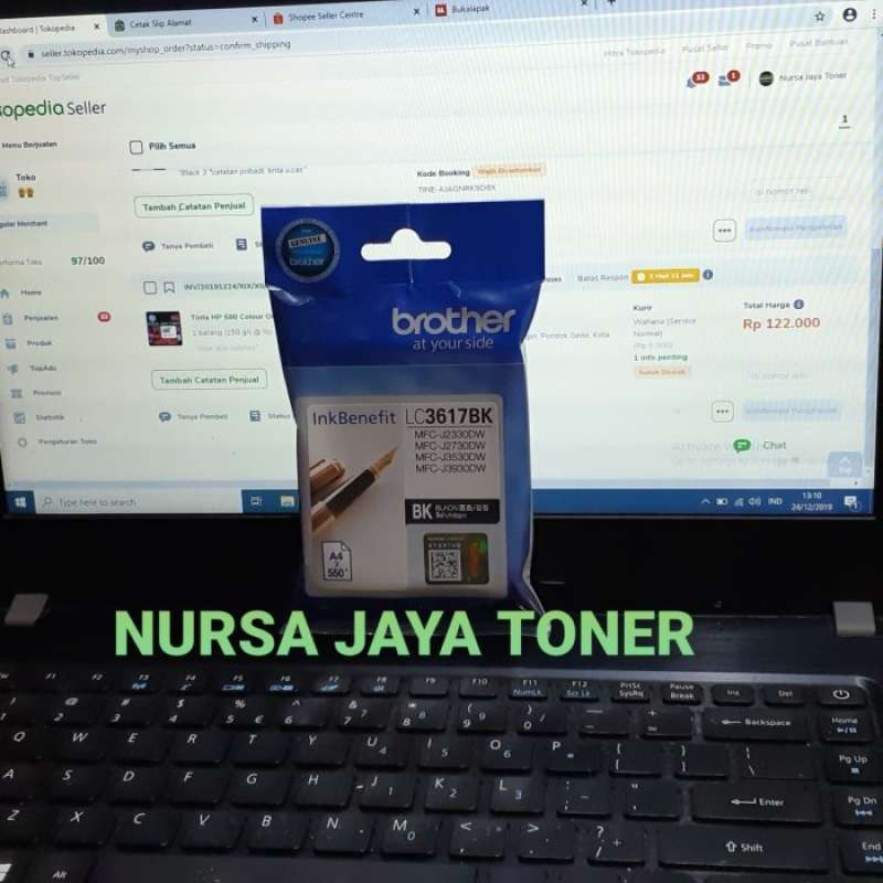 Jual Tinta LC 3617 Black ORIGINAL di Seller Cetakanmu Store - Duri Kepa ...