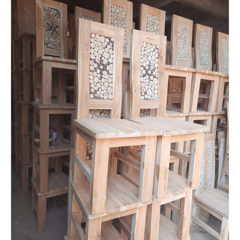 Jual Kursi Ruang Makan Kayu Jati Koin Jumbo di Seller Fatih Meubel ...