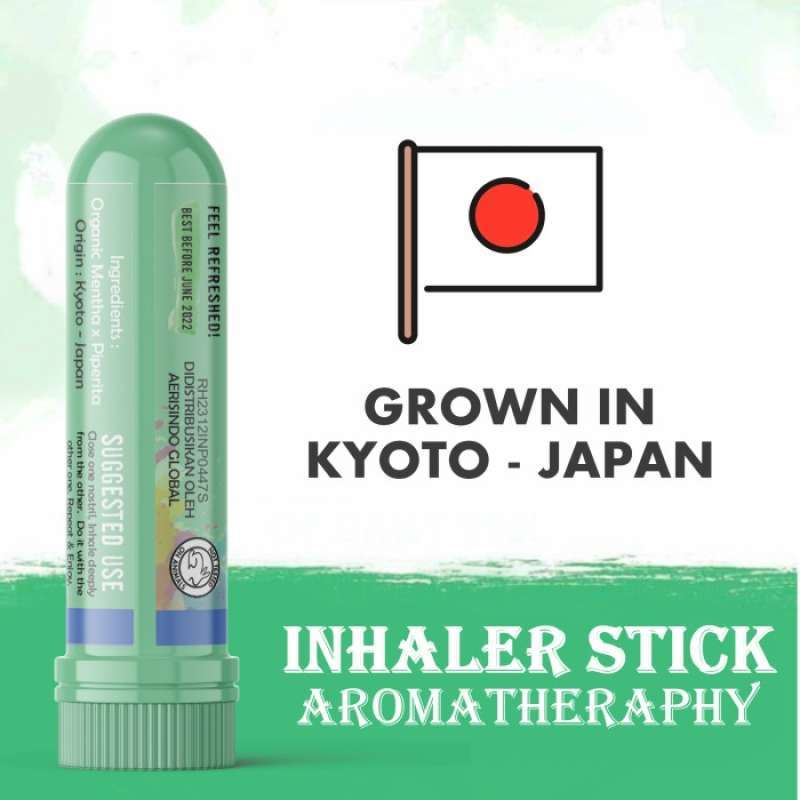 Jual Aeris Inhaler Stick Kyoto Peppermint Immune Booster - Premium Mint ...