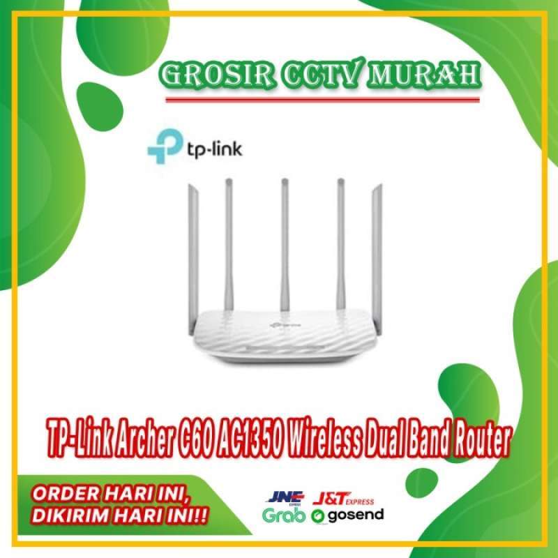 Jual Tp-Link Archer C60 Ac1350 Wireless Dual Band Router - Multicolor ...