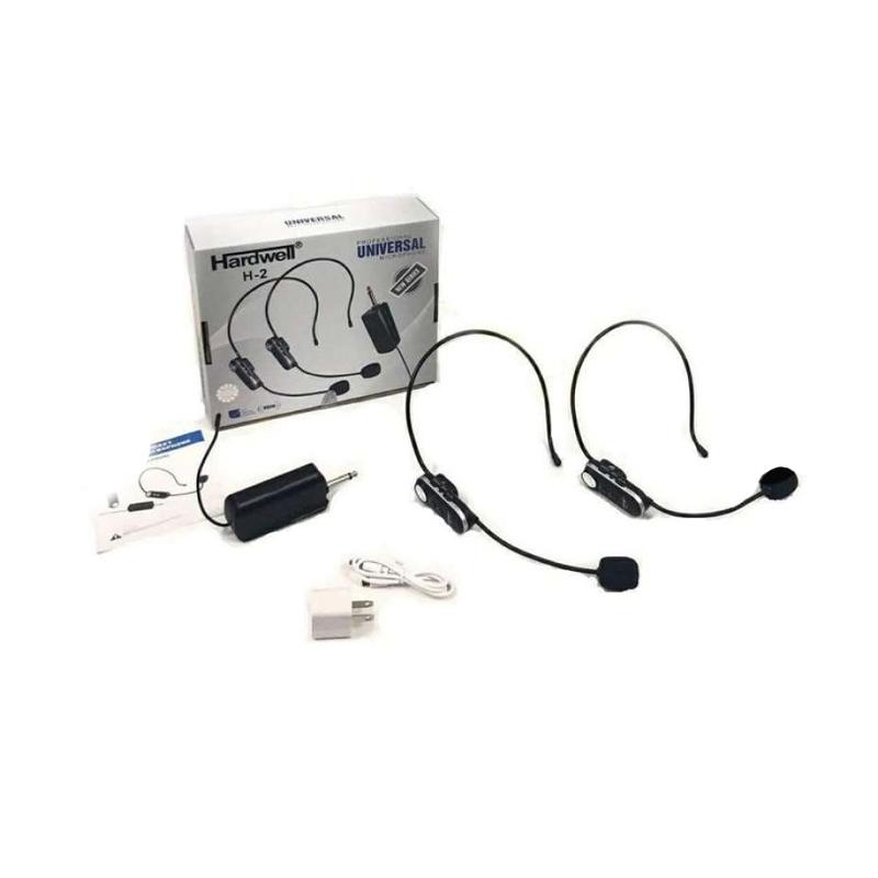Jual Mic Wireless Hardwell H-2 Headset Original H2/mic Bando Di Seller ...