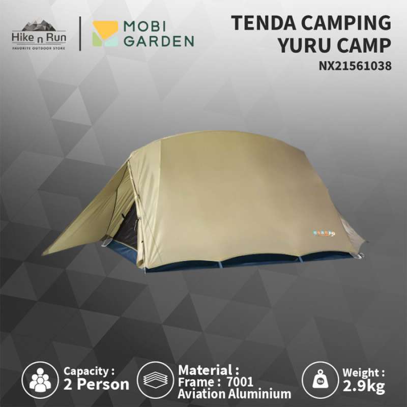 Jual Tenda Camping Mobi Garden NX21561038 2P Yuru Camp Edition Tent di ...