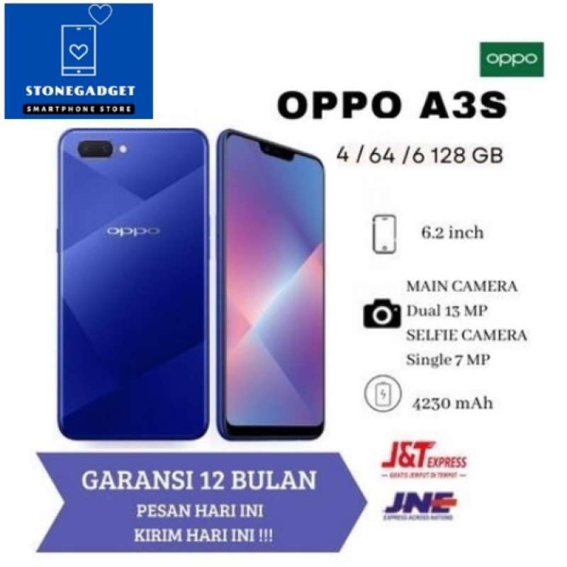 Jual Oppo A3s Ram 6/128gb Garansi 1 Tahun New Original - Biru Di Seller ...