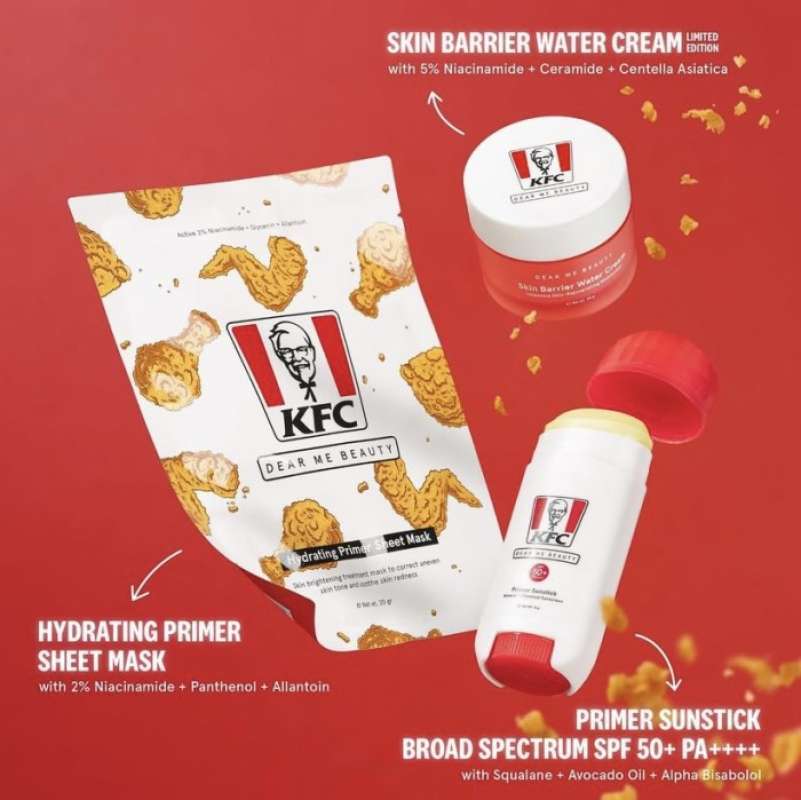 Promo Dear Me Beauty X Kfc Sunstick Spf 50+ Pa++++ / Hydrating Sheet ...