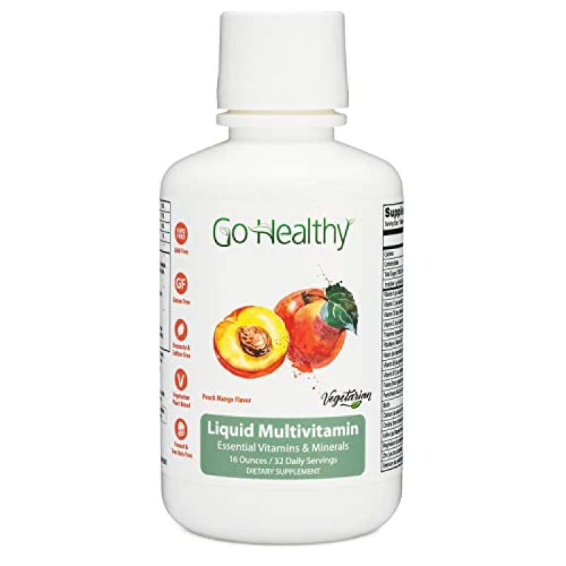 Jual Go Healthy Natural Liquid Multivitamin with Organic Folate ...