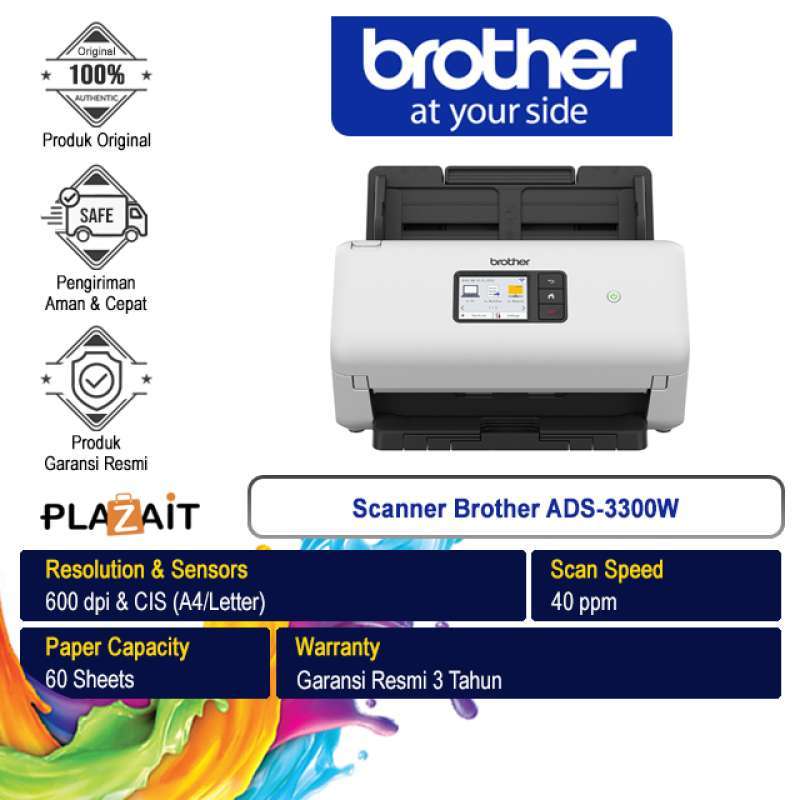 Jual Scanner Brother ADS-3300W di Seller PT. Primajaya Multi Technology ...