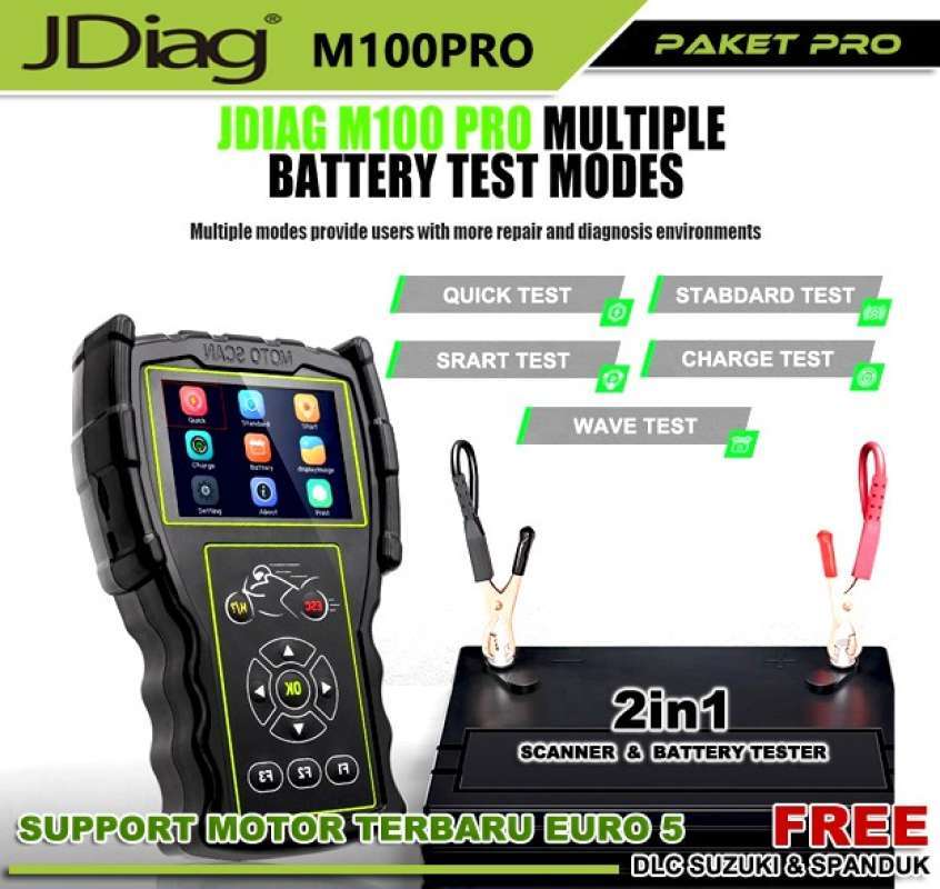 Promo Scanner Motor JDiag Universal Diagnostik Scan Tool Motor Injeksi ...