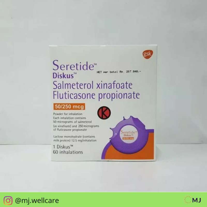 Promo Seretide Diskus 50/250 mcg 60 Dosis Diskon 28% di Seller ...