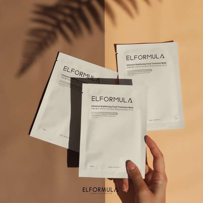 Jual Elformula 28 Days Intensive Brightening Facial Treatment Sheet ...