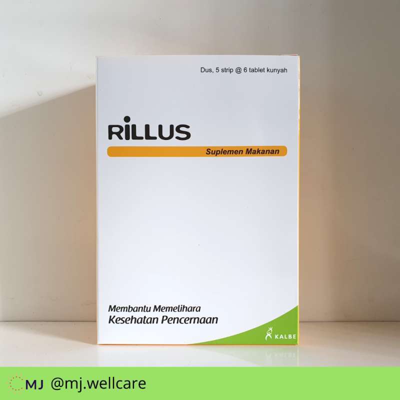 Promo Rillus 30 Tablet Kunyah Diskon 3% Di Seller Rosewellness ...