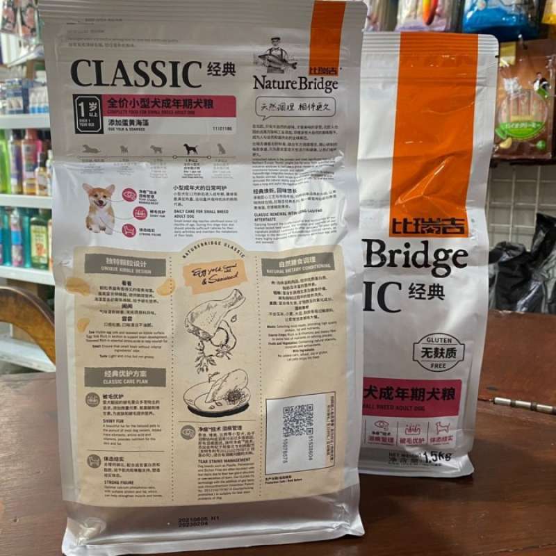 Promo Nature Bridge Classic 1.5kg Small Breed Adult Diskon 29% Di ...