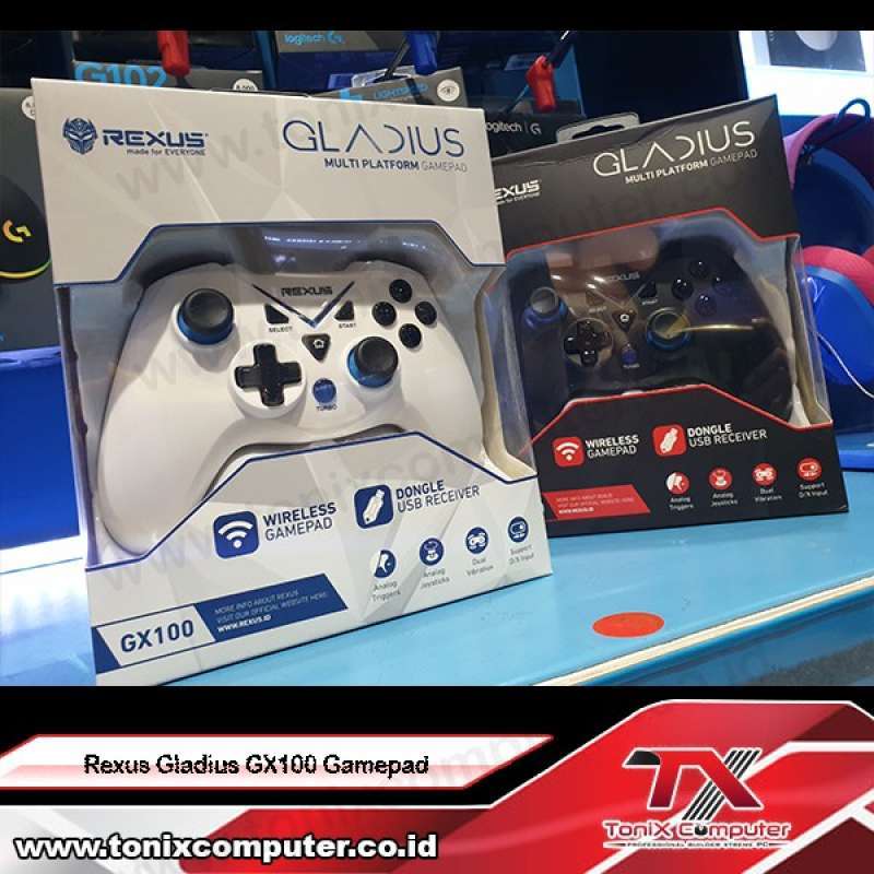 Promo Rexus Gladius GX100 Wireless Gaming Gamepad Diskon 50% di Seller ...