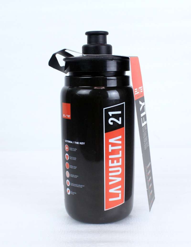 Jual Botol Minum Bidon Elite Fly Lavuelta21 - Hitam 550Ml di Seller ...