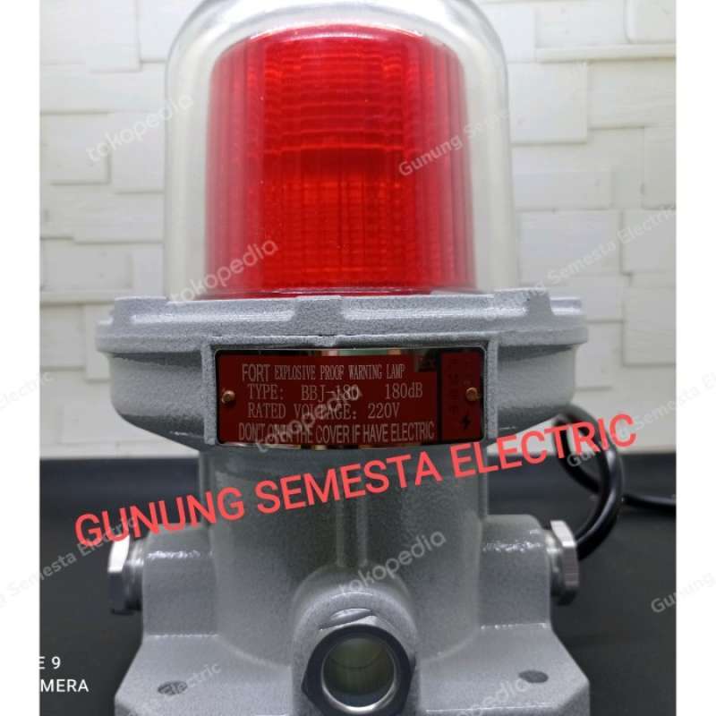 Jual Lampu Menara Explosion Proof Warning Lamp Tower Bbj-180 180Db Fort ...