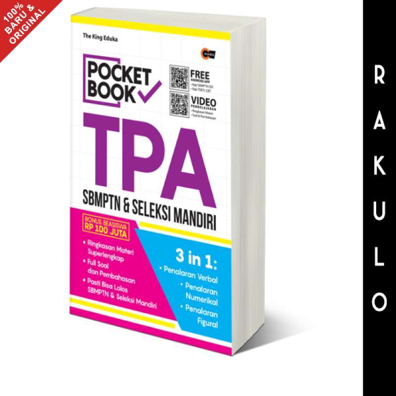 Jual Buku Pocket Book Tpa Sbmptn & Seleksi Mandiri Di Seller Rakulo - Kalideres, Kota Jakarta ...
