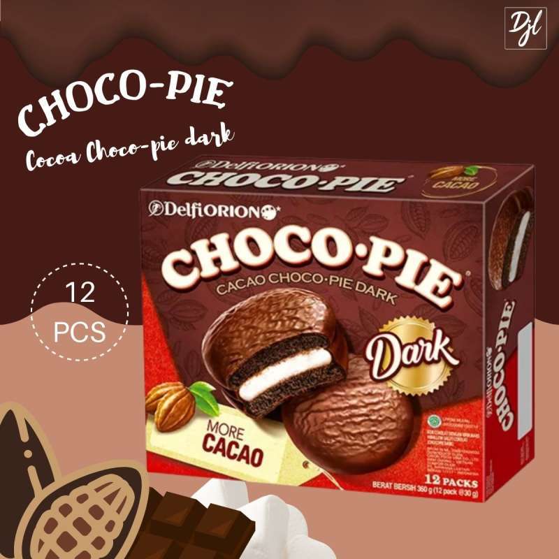 Jual Delfi Orion Choco Pie 360g Isi 12 Pcs 1 Pak Di Seller Djl.star ...