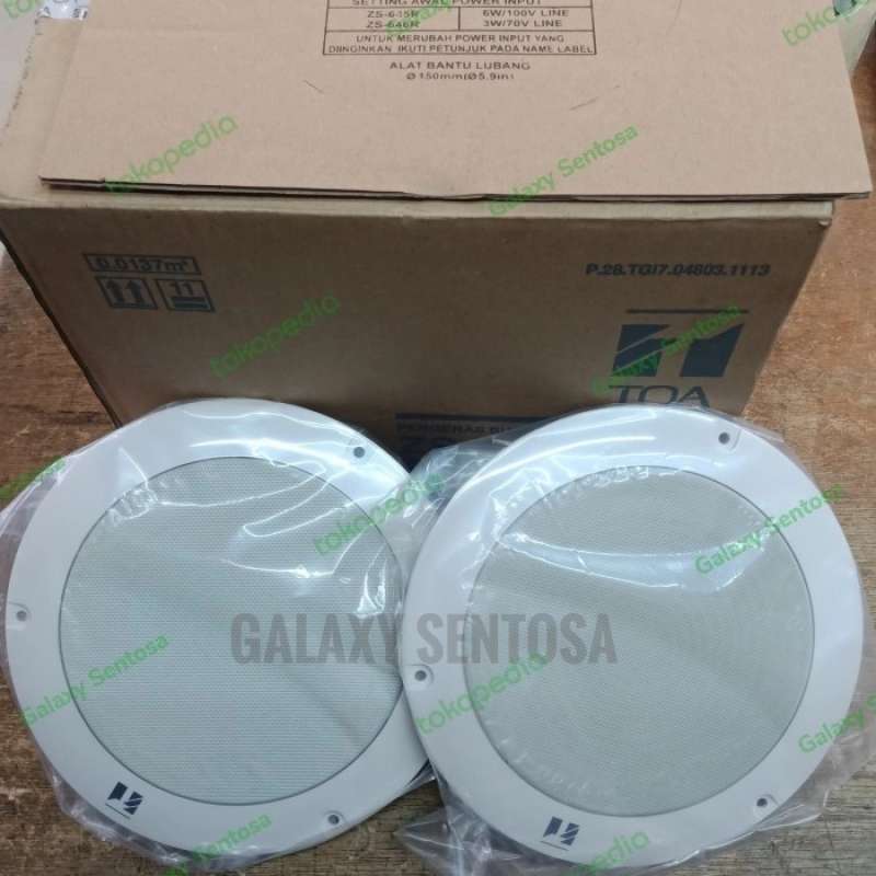 Promo Limited Ceiling Speaker / Pengeras Suara Merk Toa Type Zs-646R ...
