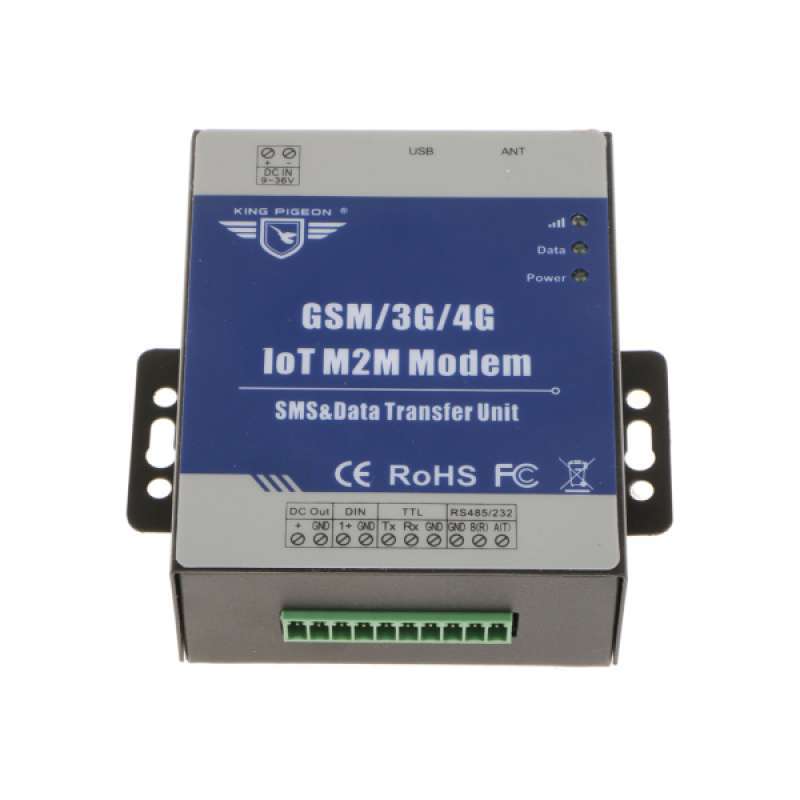 Jual Gsm 3g 4g Iot M2m Modem Dtu Rtu To Modbus Tcp Rs232/rs485 To Gprs ...