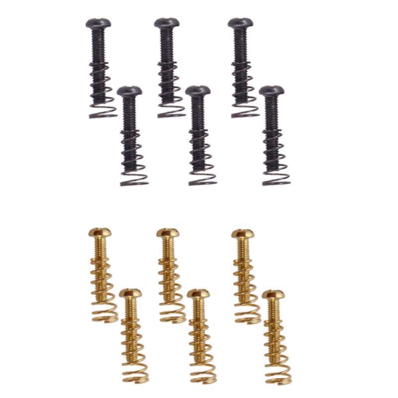 Jual 2 Set Iron Guitar Bridge Screws With Pagoda Springs For Electric ...