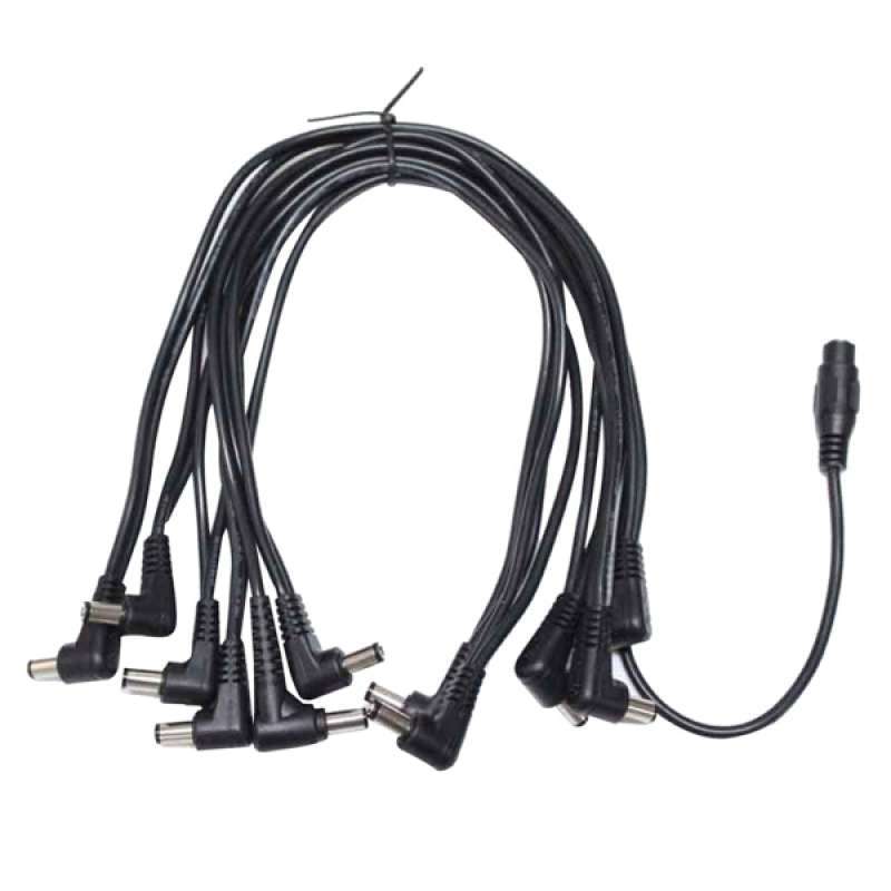Promo 9 Volt Daisy Chain Adaptor Cable 11 Ways Daisy Chain Cable Black ...