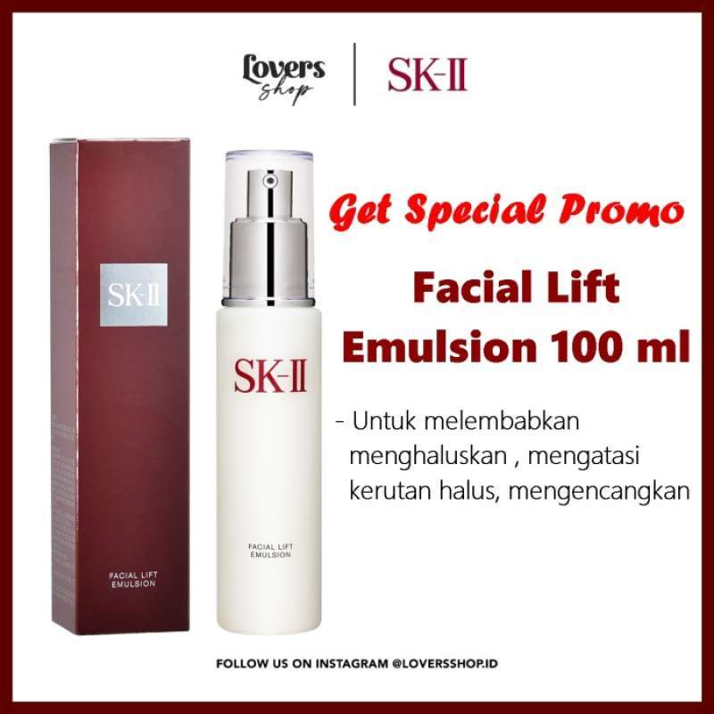 Jual SK-II/SK2/SKII/SK II FACIAL LIFT EMULSION / FLE 100 G di Seller Sentra mentari - Kartini ...