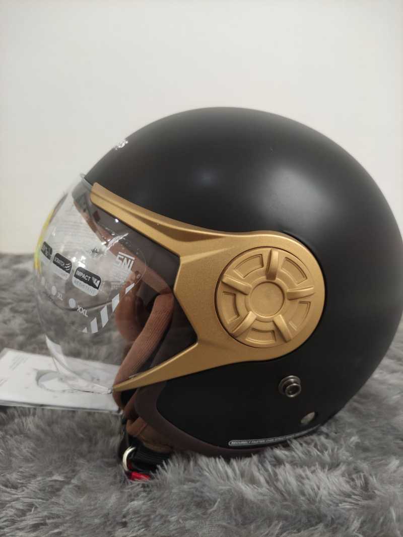 Promo Helm Cargloss YRH - Helm Cargloss Hijab Hitam Coklat Doff ...