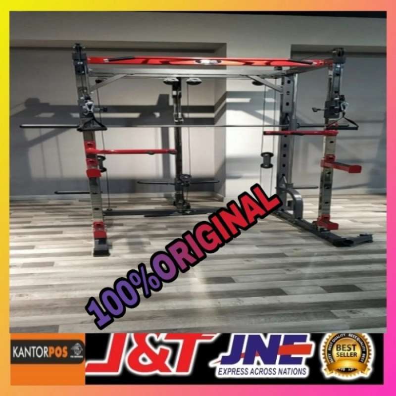 Jual MULTI GYM-BODY MASTER LIFESPORT(ORIGINAL)SMITH MACHINE-MULTI GYM ...