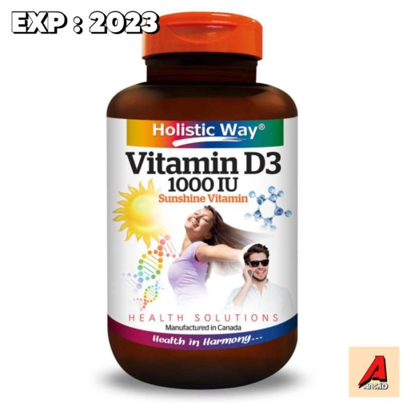 Promo VITAMIN D3 1000 IU / HOLISTIC WAY VITAMIN D3 1000 IU, 100 TABLETS ...