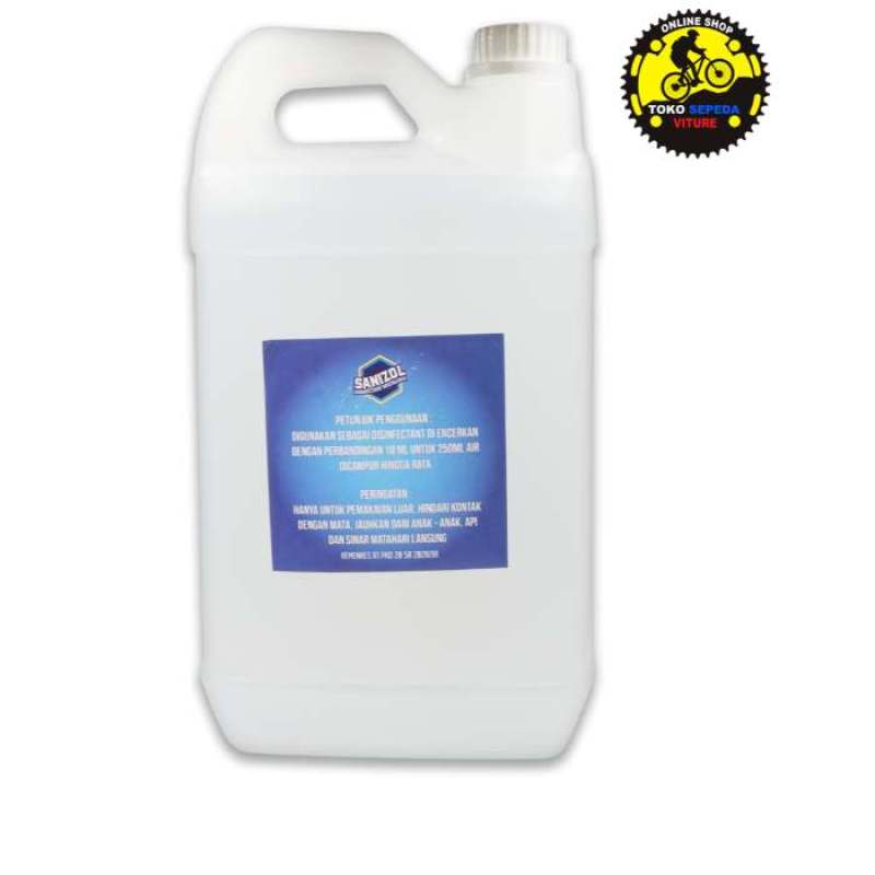 Jual Sanizol Antiseptic Cairan Disinfectant Pembersih Kuman 1 Liter - 5 ...