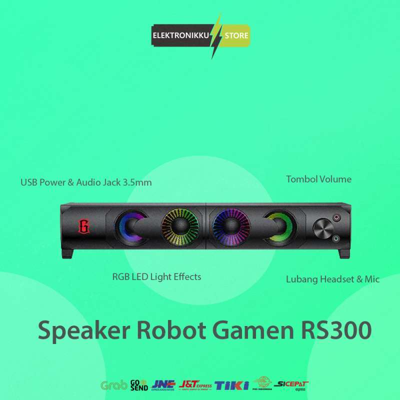 Promo Speaker Robot RS300 Soundbar Gaming Speaker Laptop Notebook PC ...