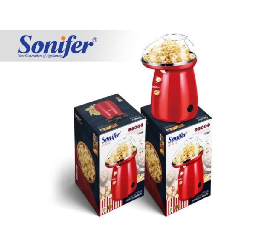 Promo Popcorn Maker Sonifer SF-4014 Mesin Unik Alat Pembuat Pop Corn ...