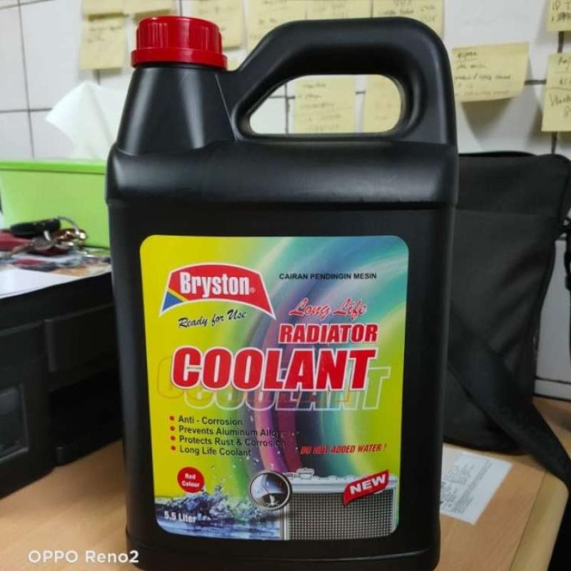 Jual Radiator Coolant merk Bryston - kemasan galon 5,5 liter warna ...