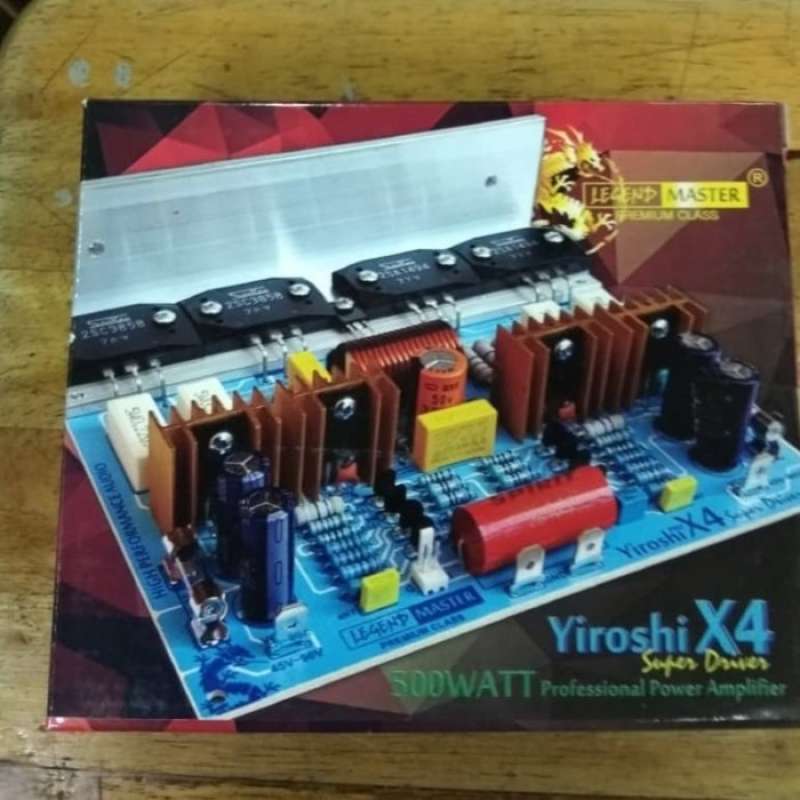Promo Limited Kit Power Amplifier Yiroshi X4 +Tr 500Watt Mono Baru Diskon 34% di Seller ...