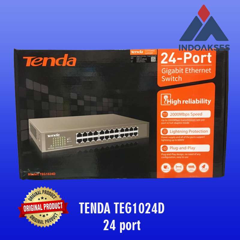 Jual Switch Hub 4 Port Tenda Original Murah - Harga Diskon Juni 2024 ...