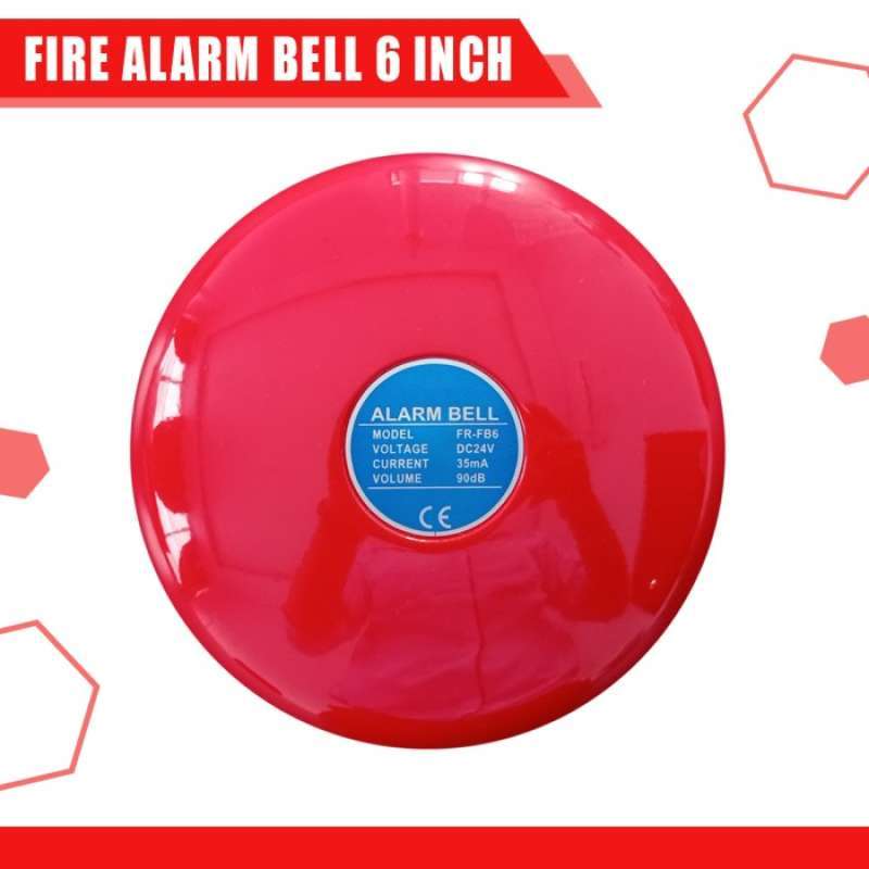 Promo Fire Alarm Bell 6 Inch Diskon 35% Di Seller The Samz - Serua ...