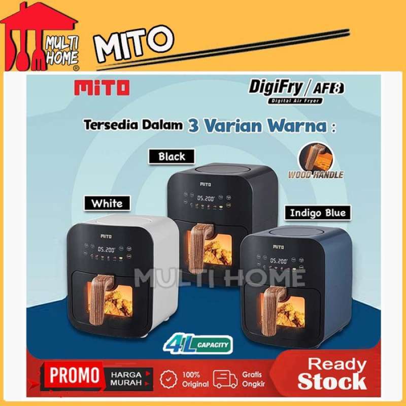 Promo Mito Digital Air Fryer Af8 / Wadah Panci Transparan Diskon 23% di Seller Uranus Store ...