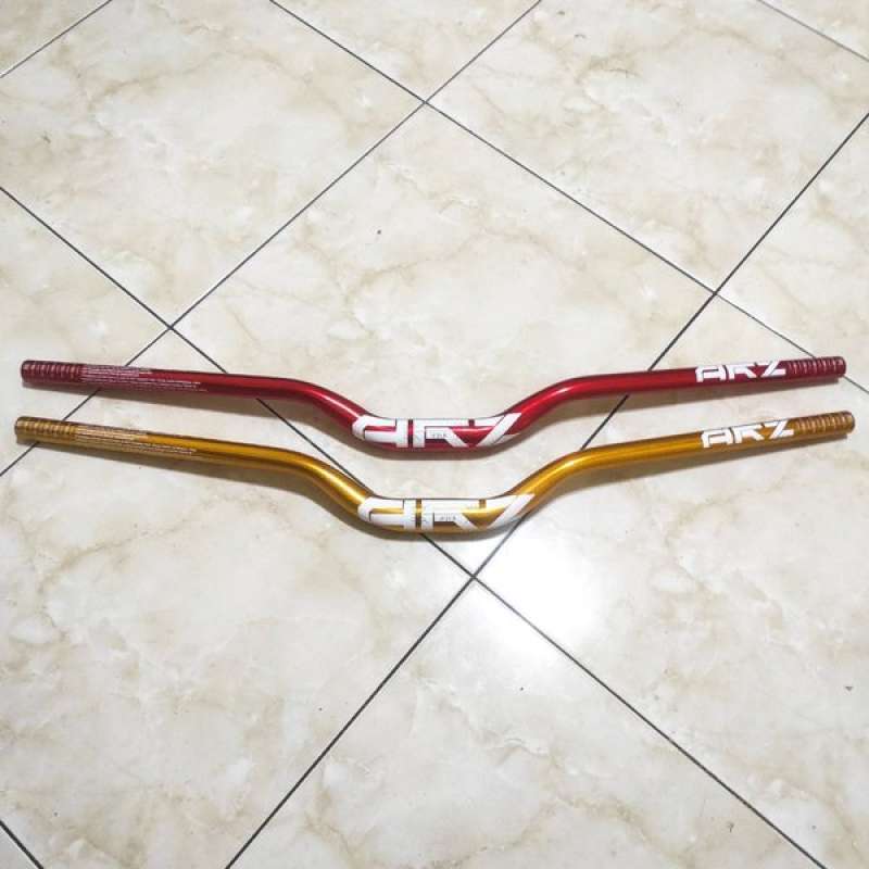 Jual Handlebar Stang Sepeda Mtb Arz Alloy Panjang 800mm Atau 80cm Os Oversize Warna Merah Dan ...
