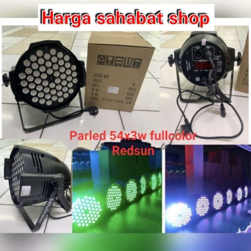 Promo Parled Redsun Power 54X3W Fullcolor Original Redsun Diskon 23% di ...