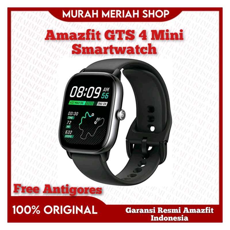 Jual Amazfit GTS 4 Mini Smartwatch Garansi Resmi - No Bonus MINT BLUE ...