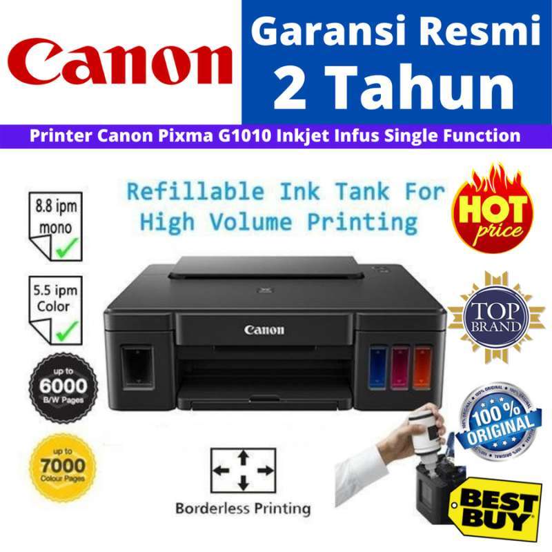 Jual Canon Pixma G1010 Inkjet Printer Canon Pixma G 1010 Di Seller ...