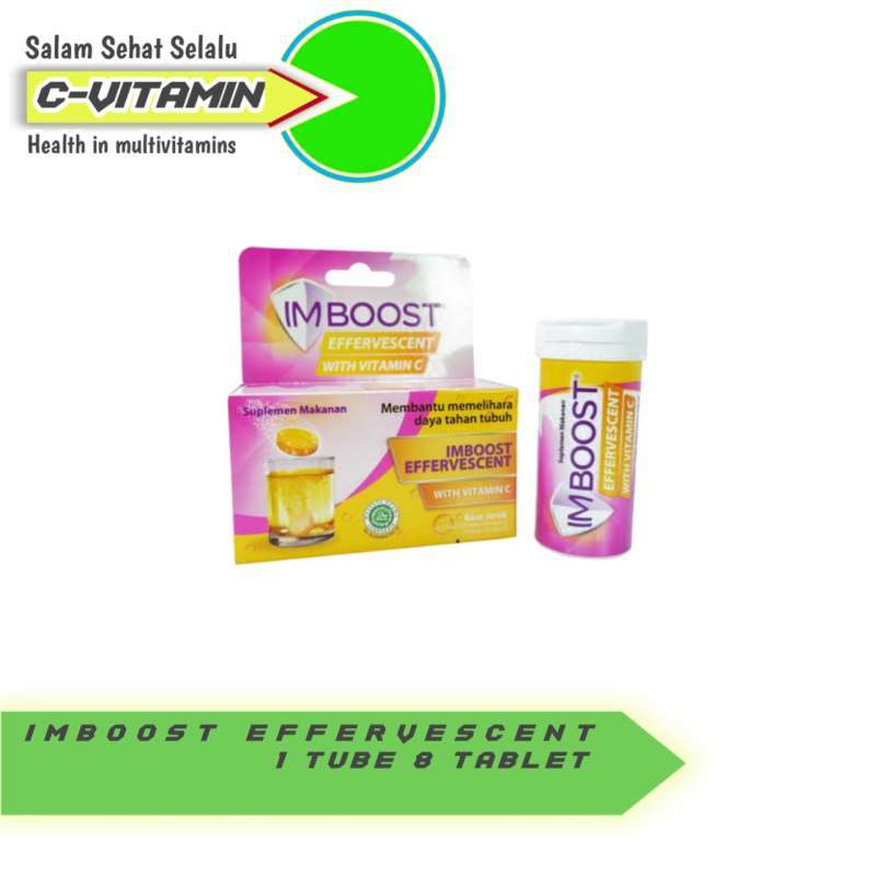 Jual IMBOOST EFFERVESCENT RASA JERUK 8 TABLET di Seller HuntJ Shop ...
