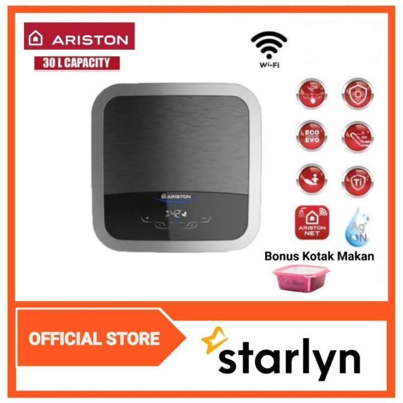 Jual WATER HEATER ARISTON ANDRIS2 TOP WIFI 30 LITER AN2 TOP 30 500 WATT di Seller cv.starlyn ...
