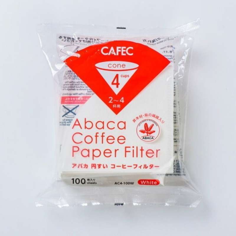 Jual Original Abaca AC4-100W Paper Filter isi 100 White Kertas Saringan ...