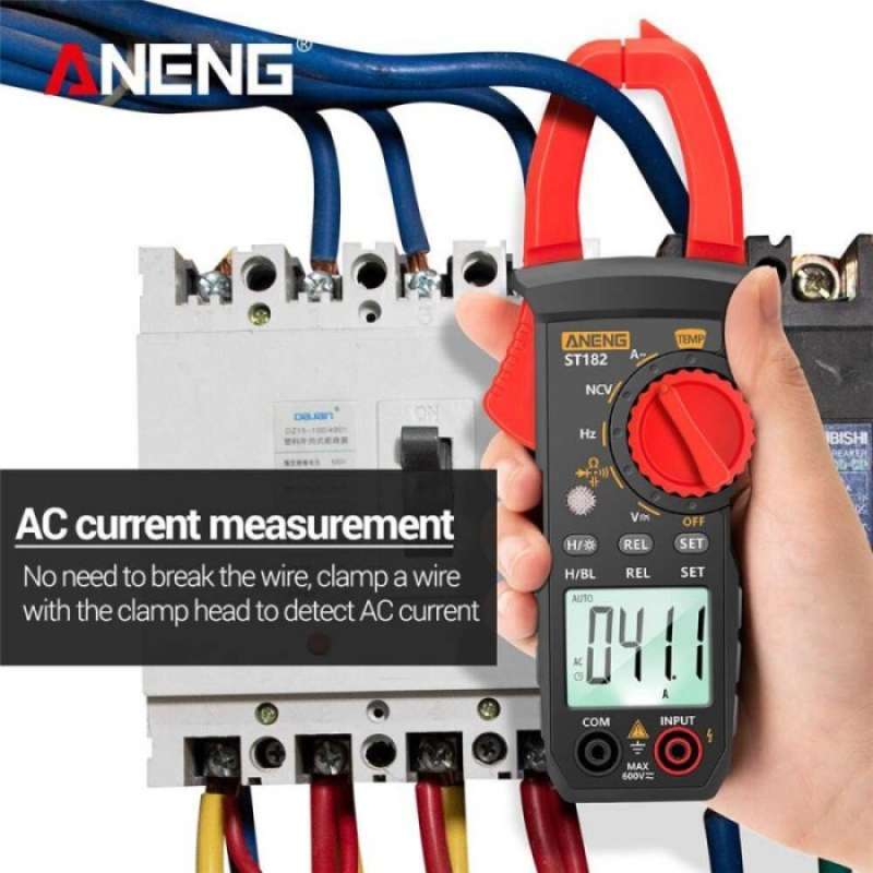 Jual Tang Amper Ampere Digital Clamp Multimeter Voltage Current Tester ...