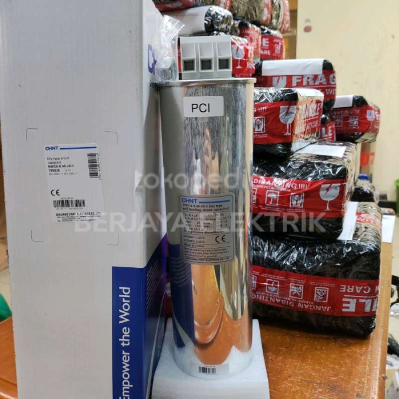 Promo Chint Kapasitor / Capacitor 20Kvar 450V NWC6 Dry Type Kapasitor ...